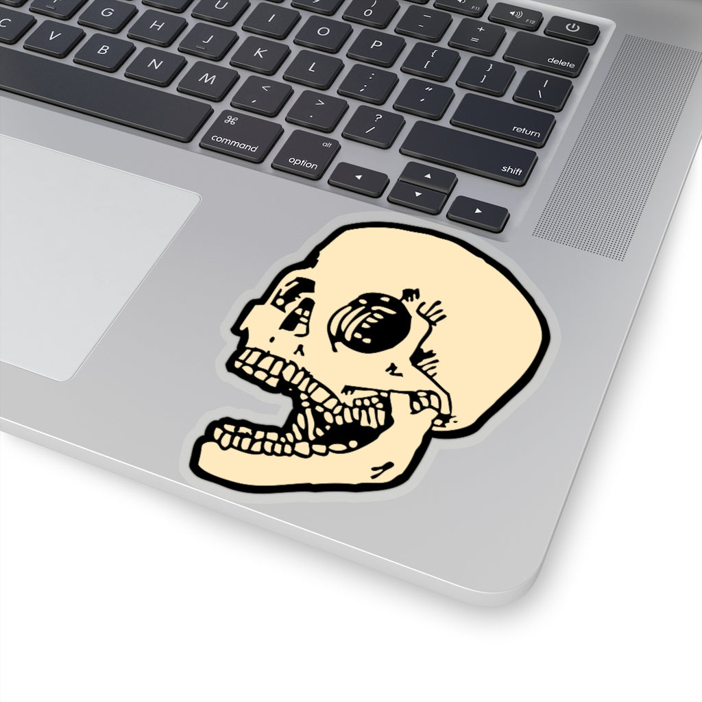 Laughing Skull Sticker – fitztastic